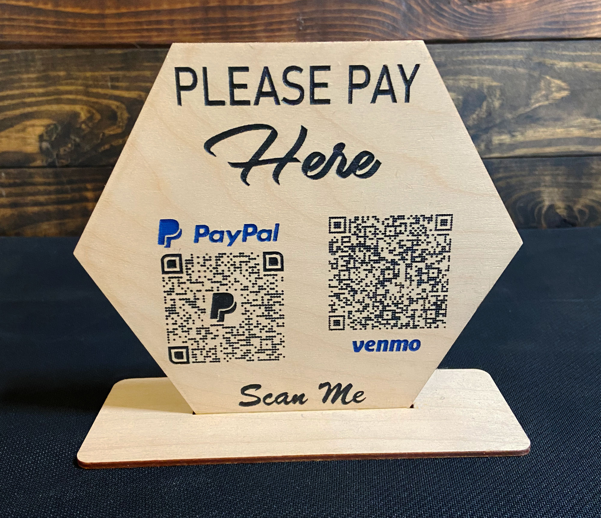 QR Code Code Display - kyle's engraving